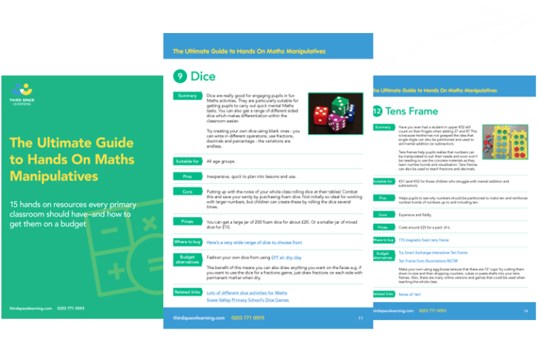 How To Use Maths Manipulatives In Class