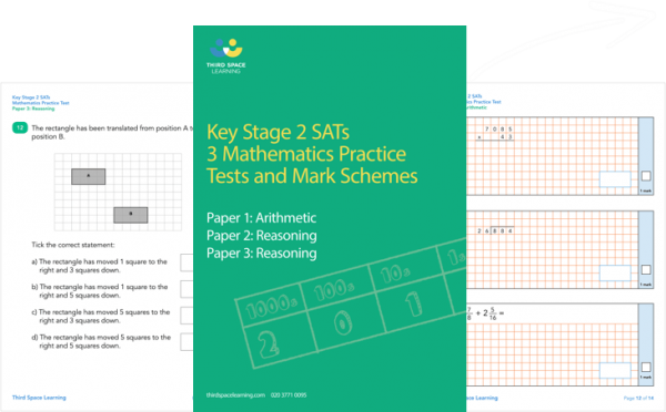 [FREE] Set of 3 KS2 Maths SATs Practice Papers (Pack 1)