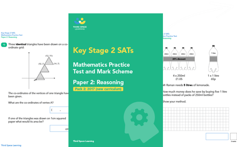 [FREE] KS2 Maths SATs Reasoning Practice Paper 2 (Pack 2)