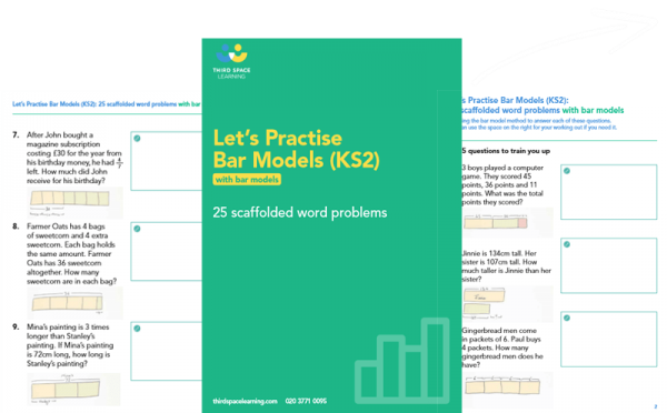 [FREE] Let's Practise Bar Model - Word Problems For KS2 Classrooms