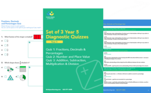 [FREE] Year 5 Diagnostic Maths Quizzes - Set of 3