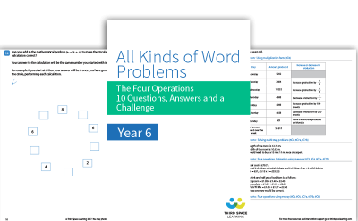 [FREE] All Kinds of Word Problems on the Four Operations