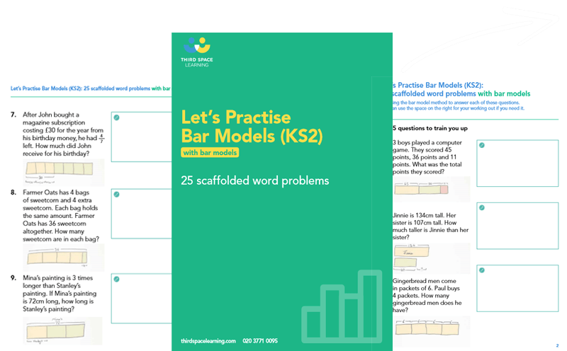  FREE Let s Practise Bar Model Word Problems For KS2 Classrooms