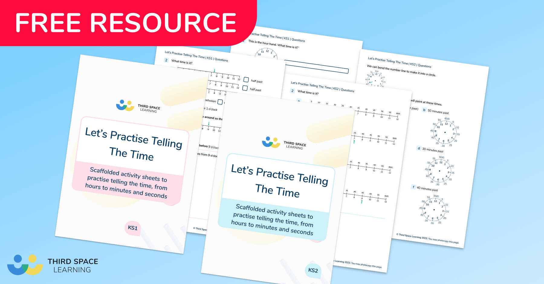 [FREE] Let's Practise Telling The Time - Third Space Learning Maths Hub