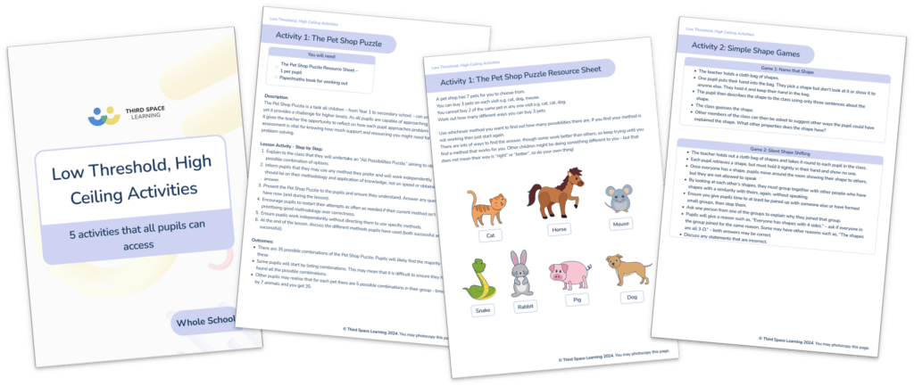 [FREE] Low Threshold High Ceiling Activities