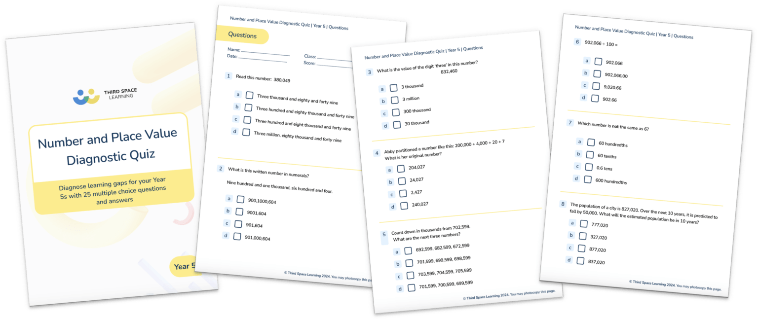 White Rose Maths Year 5: Scheme Of Learning & Resources