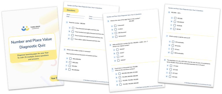 White Rose Maths Year 5: Scheme Of Learning & Resources