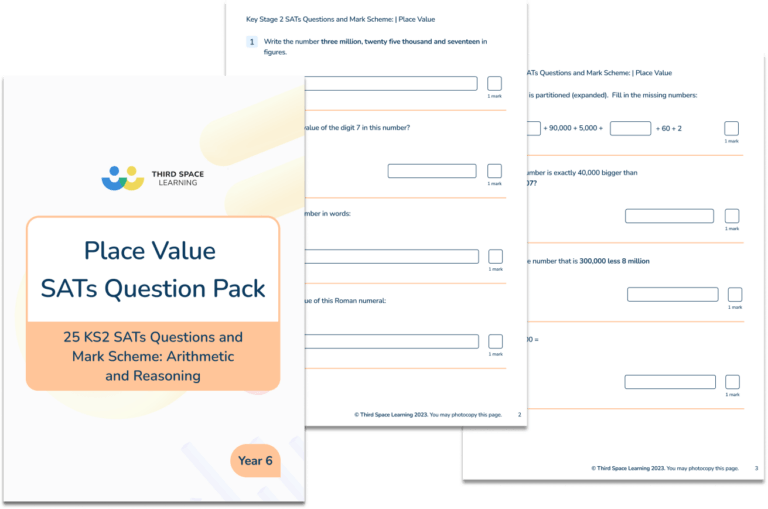 [FREE] KS2 SATs Questions on Place Value - Year 6 Test