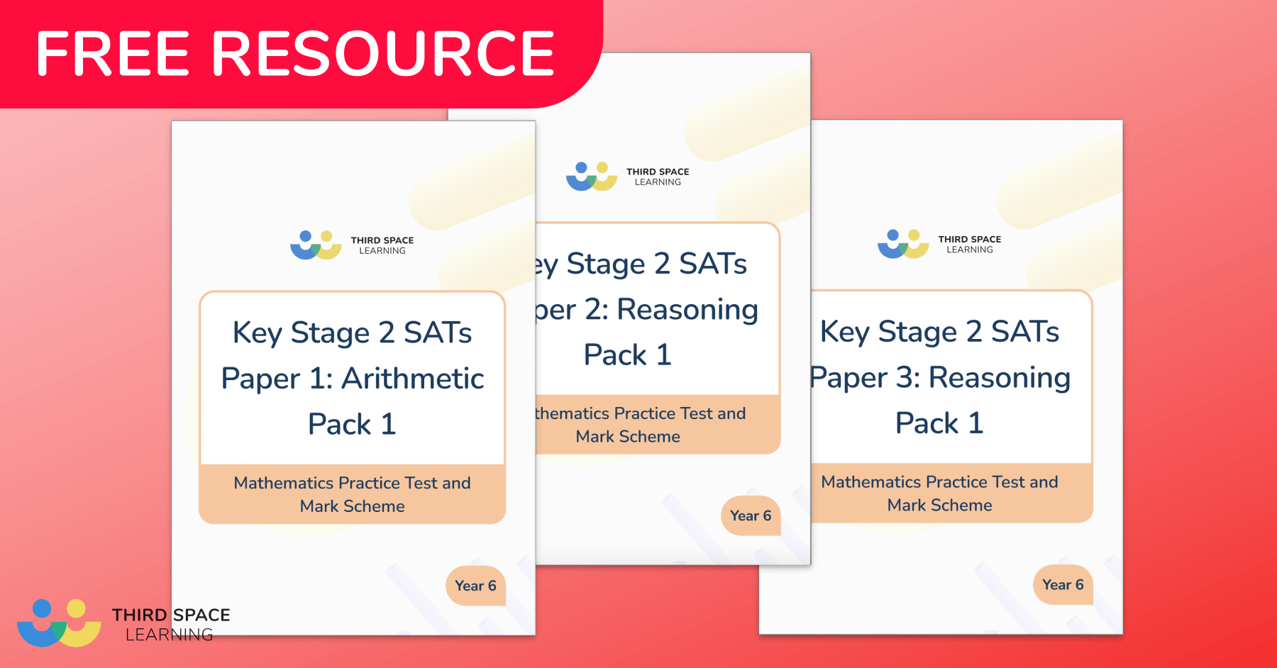 [FREE] Set of 3 KS2 Maths SATs Practice Papers (Pack 1)
