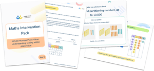 [FREE] Maths Intervention Pack Whole Number Place Value