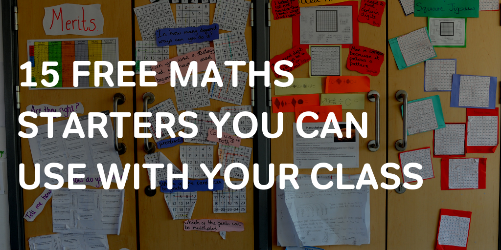 Maths Starters 15 Free KS2 Starters To Download Use With Your Class