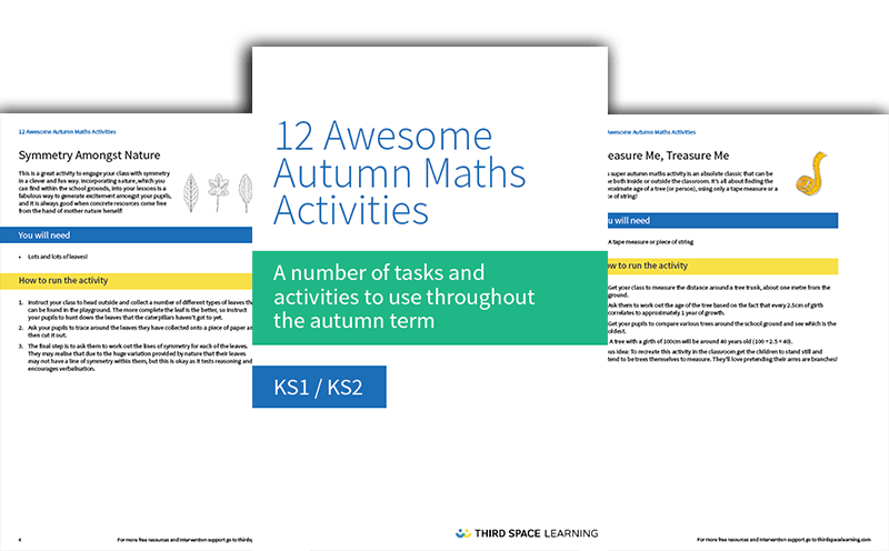[FREE] 12 Awesome Autumn Maths Activities For KS2