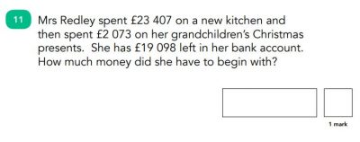 75 SATs Maths Questions By Topic