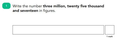 75 SATs Maths Questions By Topic