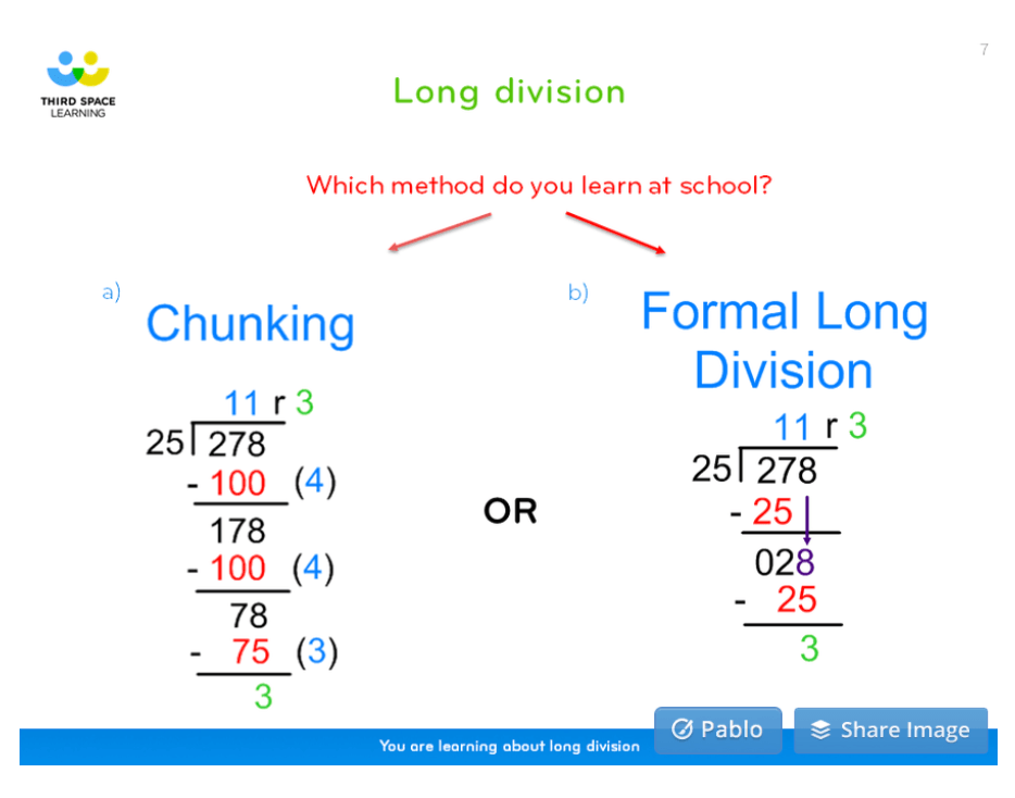 The Formal Long Division Method Step By Step At KS2 With Free Worksheets 