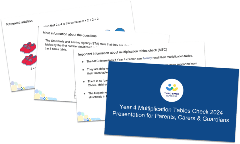 [FREE] Year 4 Multiplication Tables Check Presentation for Parents