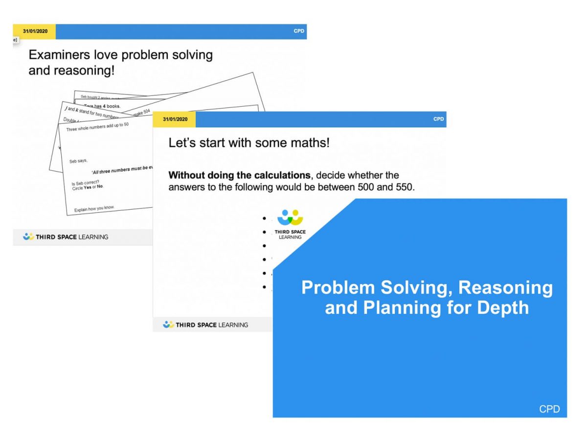[FREE] Problem Solving, Reasoning and Planning for Depth CPD Powerpoint
