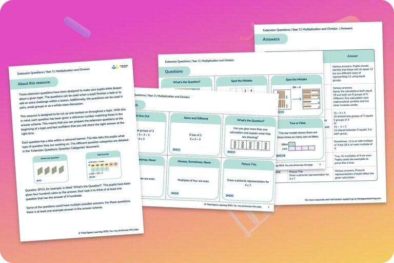 Free Curriculum-Aligned Year 3 Maths Worksheets