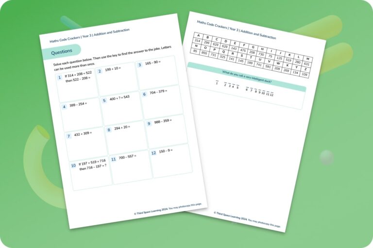 Free Curriculum-Aligned Year 3 Maths Worksheets