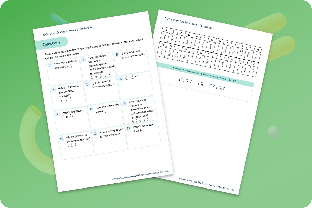 Free Curriculum-Aligned Year 3 Maths Worksheets