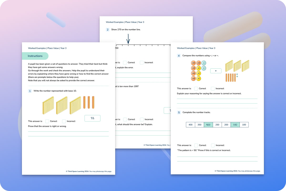 Free Curriculum-Aligned Year 3 Maths Worksheets