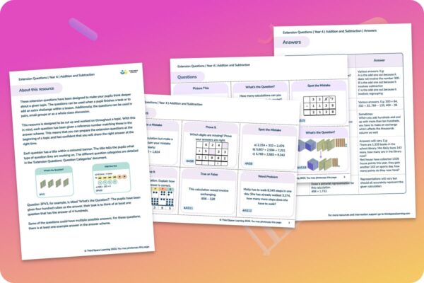 FREE Year 4 Maths Worksheets: Downloadable PDFs