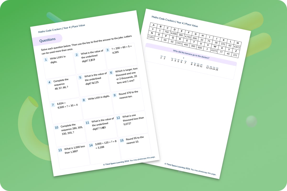FREE Year 4 Maths Worksheets: Downloadable PDFs