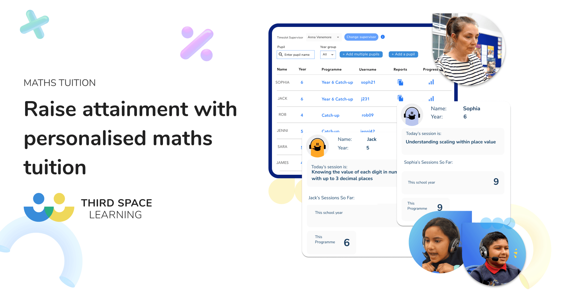 Maths tuition for KS2, KS3 & KS4 - Online, Flexible & Affordable