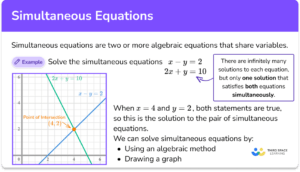 Simultaneous Equations Exam Questions - GCSE Maths [FREE]