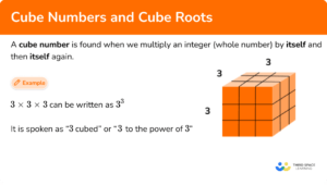 Cube Numbers and Cube Roots - GCSE Maths Guide & Examples