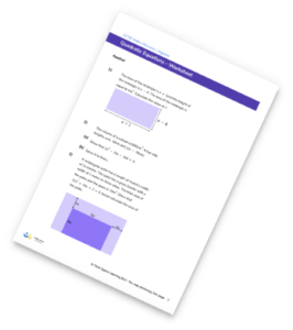 Algebra Worksheets - GCSE Maths [FREE] - Third Space Learning