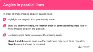 Angles In Parallel Lines - GCSE Maths - Steps & Examples