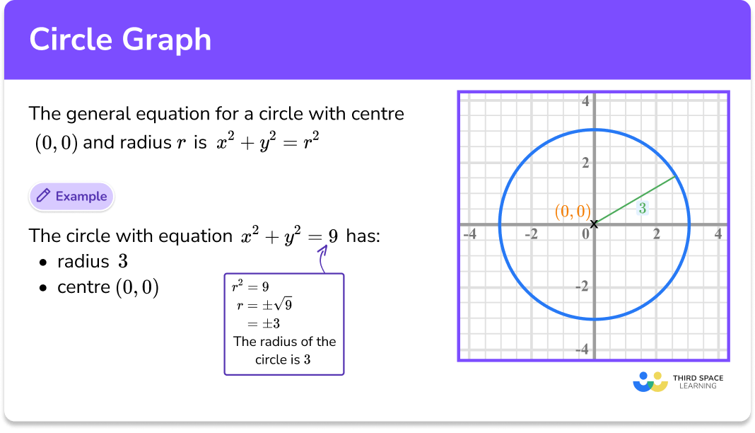 Circle Graph GCSE Maths Steps Examples Worksheet