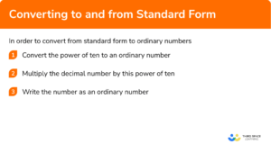 Standard Form Calculator - GCSE Maths - Steps & Examples