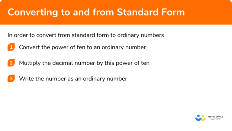Standard Form Calculator - GCSE Maths - Steps & Examples