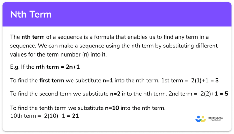 Nth Term Worksheet - GCSE Maths [FREE]