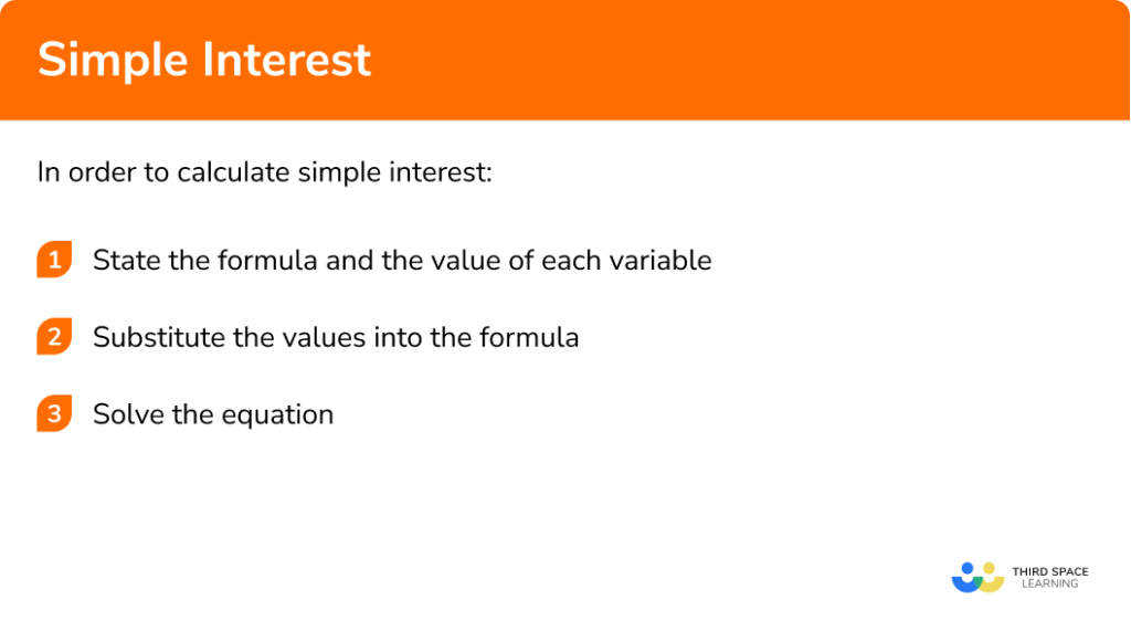 Simple Interest - Gcse Maths - Steps, Examples & Worksheet