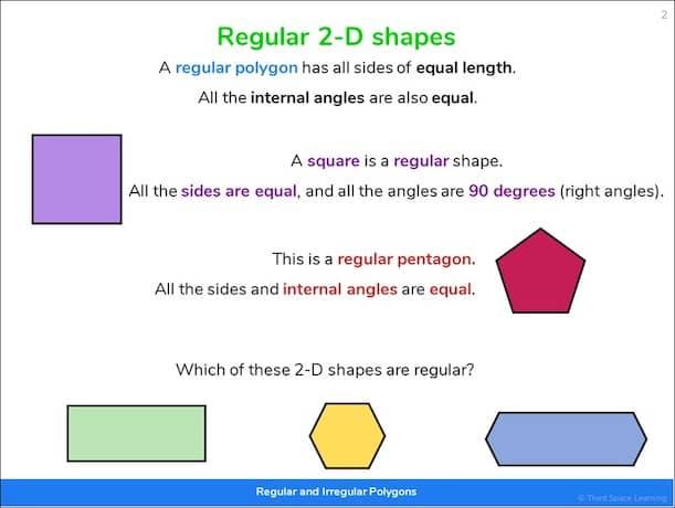Regular And Irregular Shapes Explained For Primary School Parents