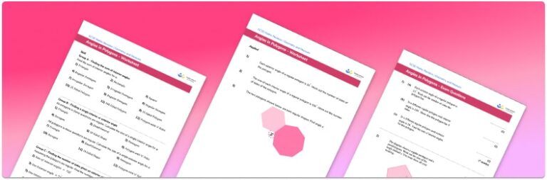 Angles In Polygons Worksheet GCSE Maths [FREE] - Third Space Learning