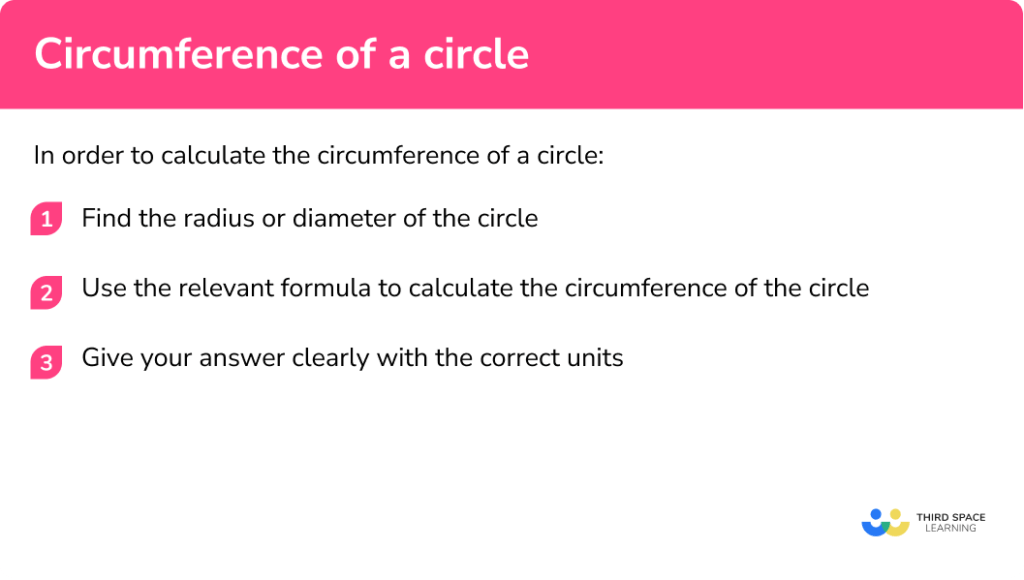 Circumference Of A Circle - GCSE Maths - Steps & Examples
