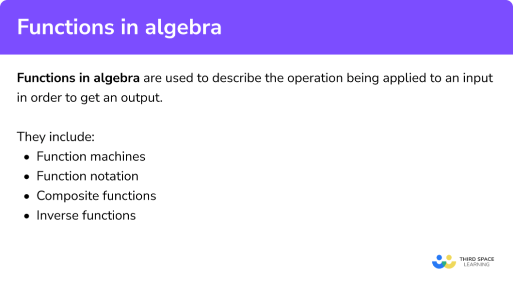 Functions in Algebra - GCSE Maths - Steps, Examples & Worksheet