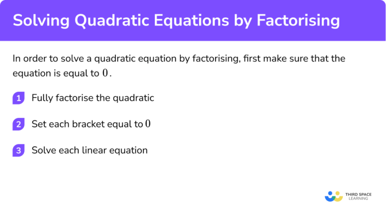 Solving Quadratic Equations Gcse Maths Revision