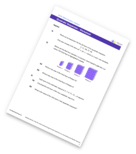 Quadratic Sequence Worksheet - GCSE Maths [FREE]