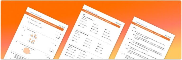 Adding And Subtracting Decimals Worksheets - GCSE Maths [FREE] - Third ...