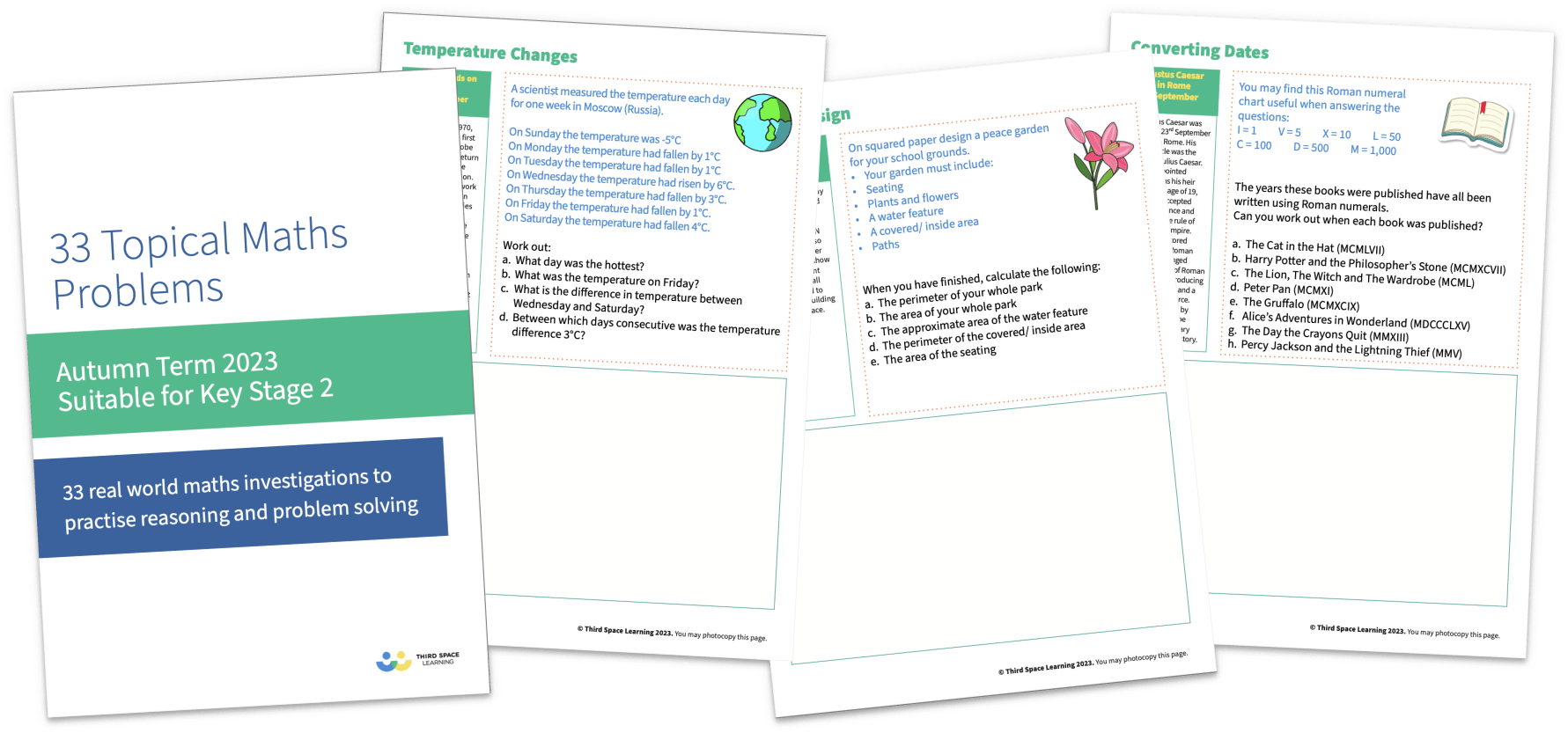 [FREE] KS2 Topical Maths Autumn Pack