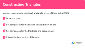 Constructing Triangles - GCSE Maths - Steps & Examples