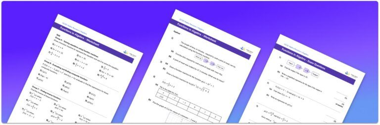 Functions Worksheet - GCSE Maths [FREE]