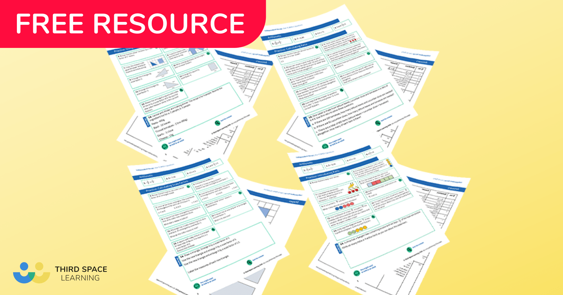 Ratio and Proportion Worksheets Year 6