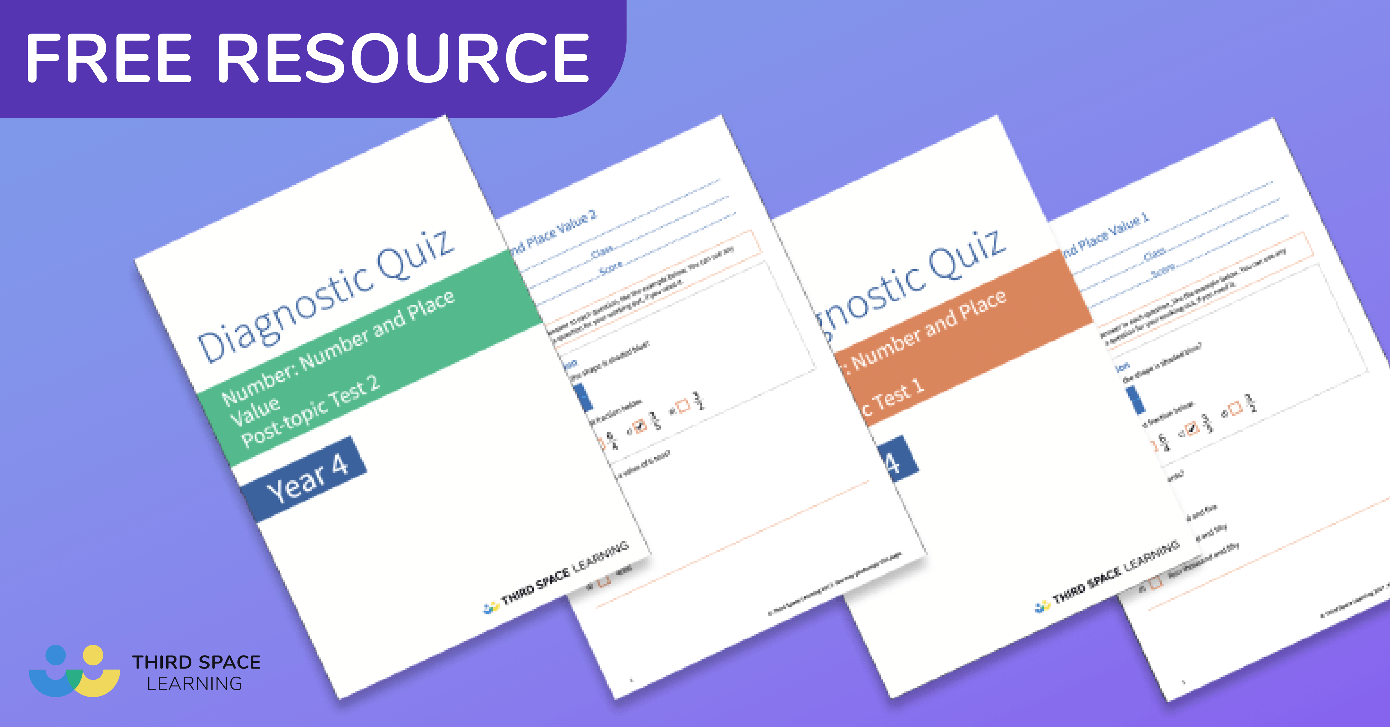 [FREE] Number and Place Value Diagnostic Pre and Post Assessment Pack