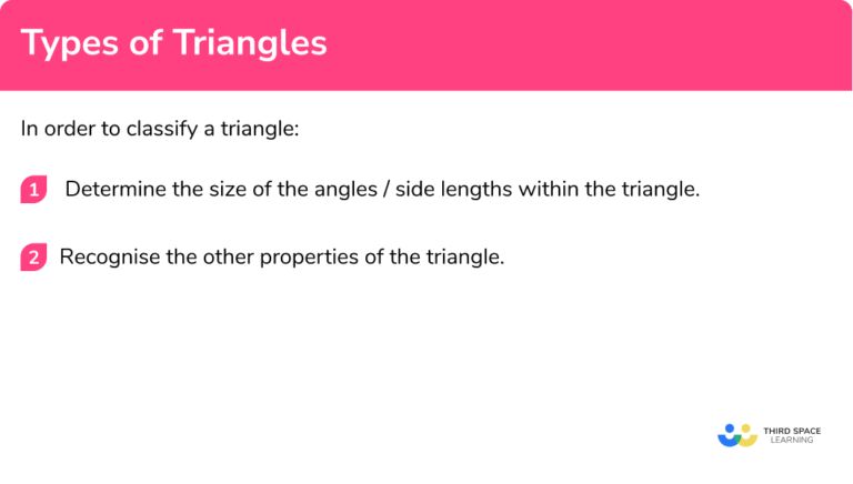 Types Of Triangles - GCSE Maths - Steps, Examples & Worksheet Types Of Triangles - GCSE Maths - Steps, Examples & Worksheet